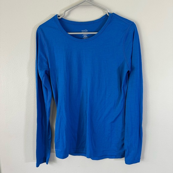 Woolx | Tops | Woolx 0 Australian Merino Wool Crew Neck Long Sleeve Top ...